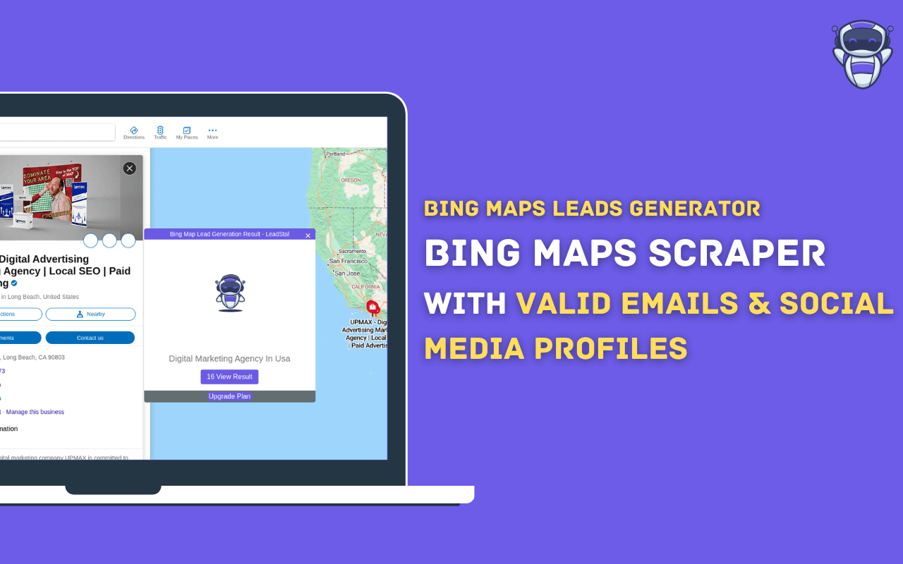 Bing Maps Scraper: Free & Easy to Use with Maps Extractor | LeadStal