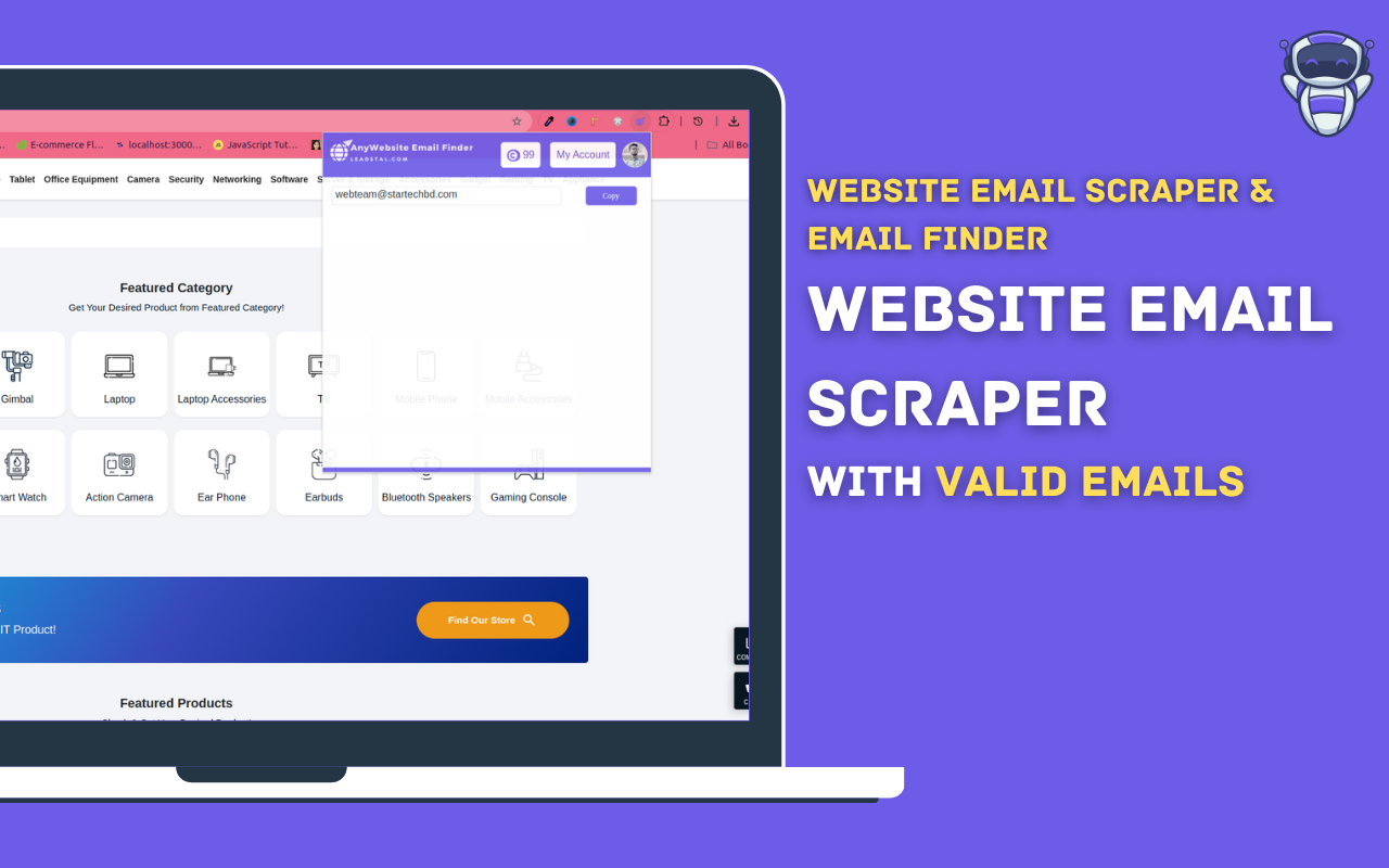 Website Email Finder & Email Extractor by LeadStal | Find Email ...